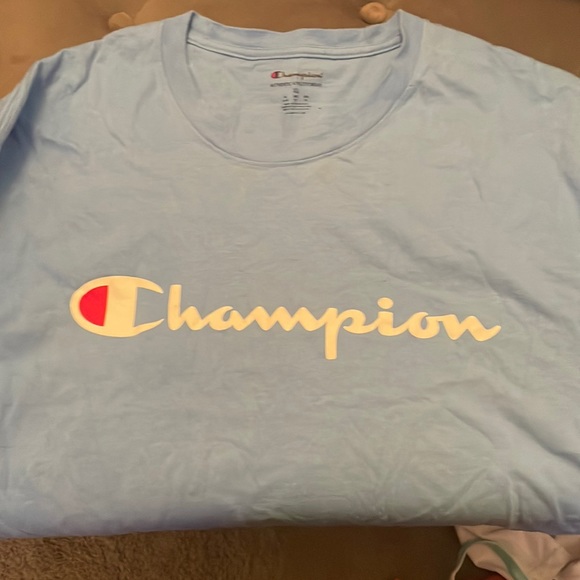 Champion | Shirts | Xl Mens Light Blue Champion Tshirt | Poshmark